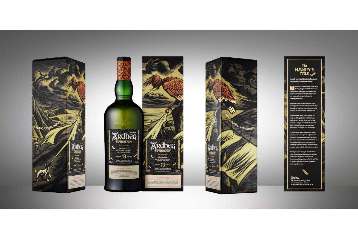 Ardbeg presenta la nuova collezione "Anthology" con il whisky The Harpy ...