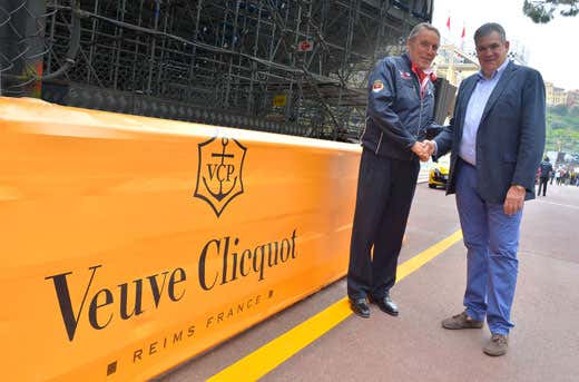 Veuve Clicquot Champagne ufficialedel "Gran Prix de Monaco Historique ...