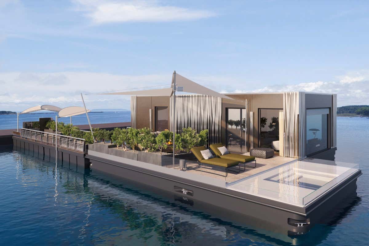 Adharia, suite e camere galleggianti di lusso nel rispetto della natura - Italia a Tavola