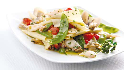 RICETTE - PRIMI PIATTI - Fazzoletti di seta con taccole, totanetti del ...